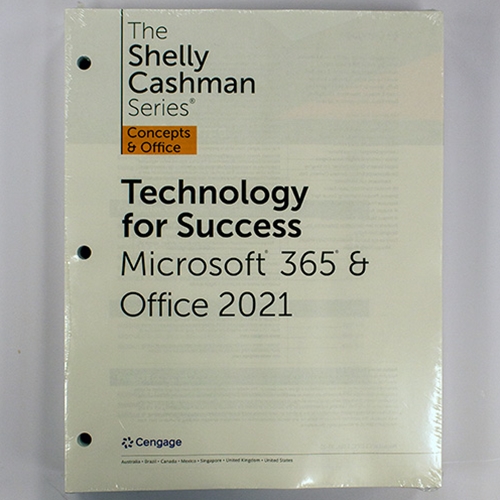 OTC Bookstore - ADDITIONAL CIS 101 PRINT COPY TECHNOLOGY FOR SUCCESS ...