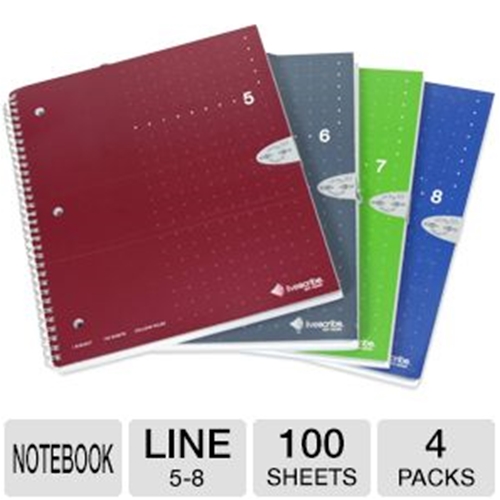 OTC Bookstore - LIVESCRIBE SINGLE SUBJECT NOTEBOOK, 4 PACK #5-8