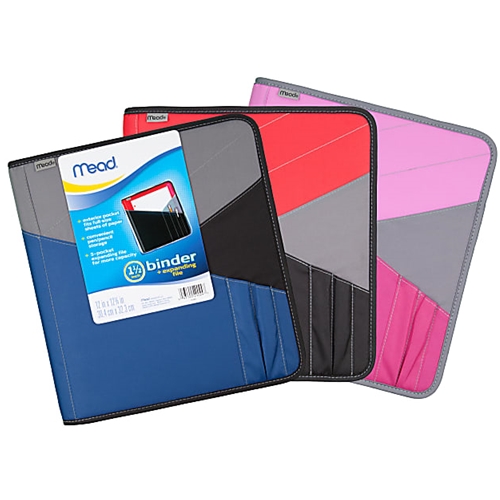 OTC Bookstore - 1" Mead Zipper Binder (Assorted Colors)