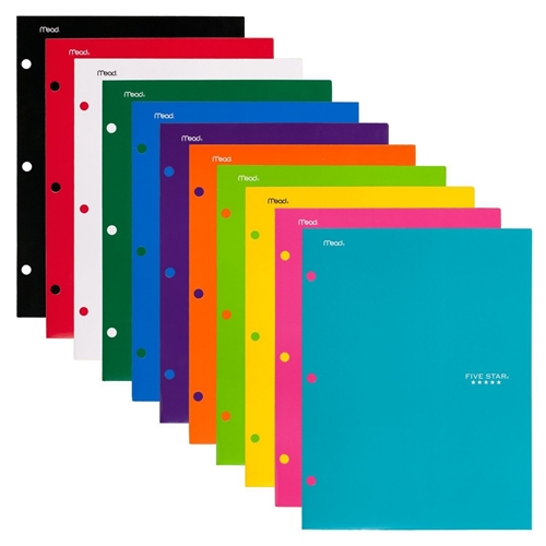 OTC Bookstore - Five Star 4-Pocket Paper 3-Hole Folder